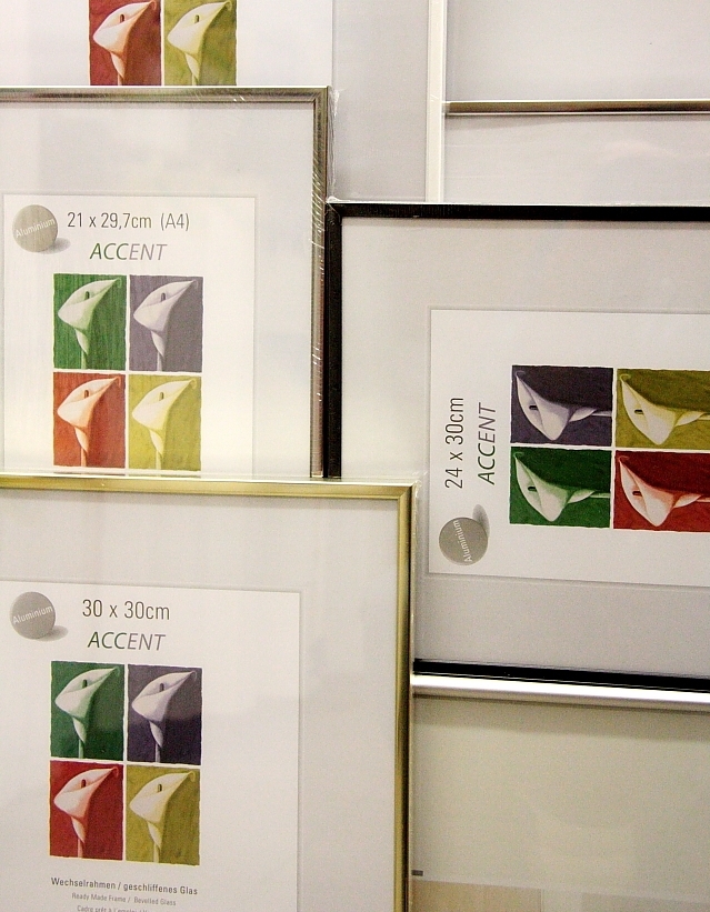 100 ACCENT 60X80, Cadres Accent alu, Cadres standards